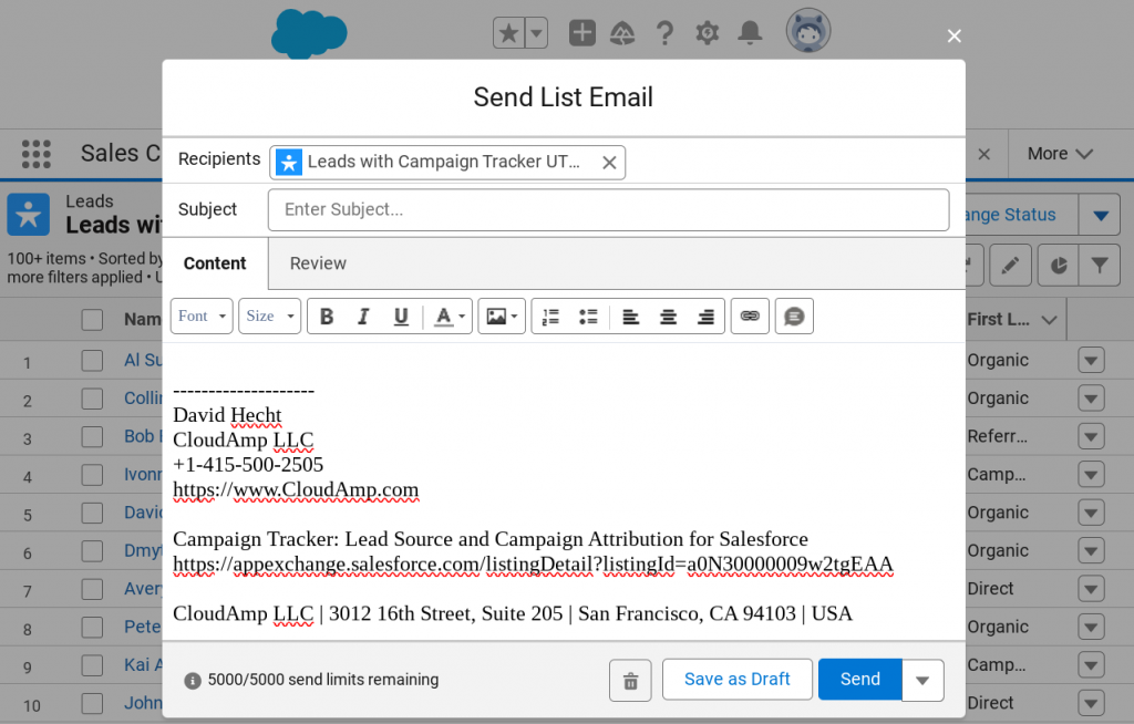 Marketing on Salesforce without Marketing Cloud – CloudAmp News